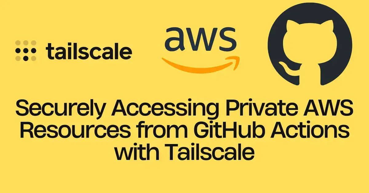 Securely Accessing Private AWS Resources with TailScale | Fady I/O